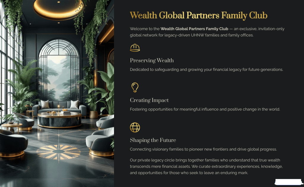 WGP Family Club - Wealth Global Partners